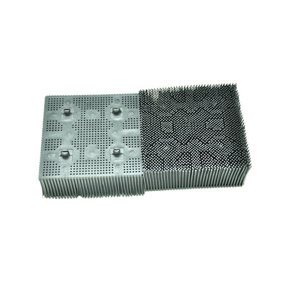 China Apparel Machine Parts 92911001 Bristle Blocks 1.6&quot; Square Foot Black Color for Gerber Cutter supplier